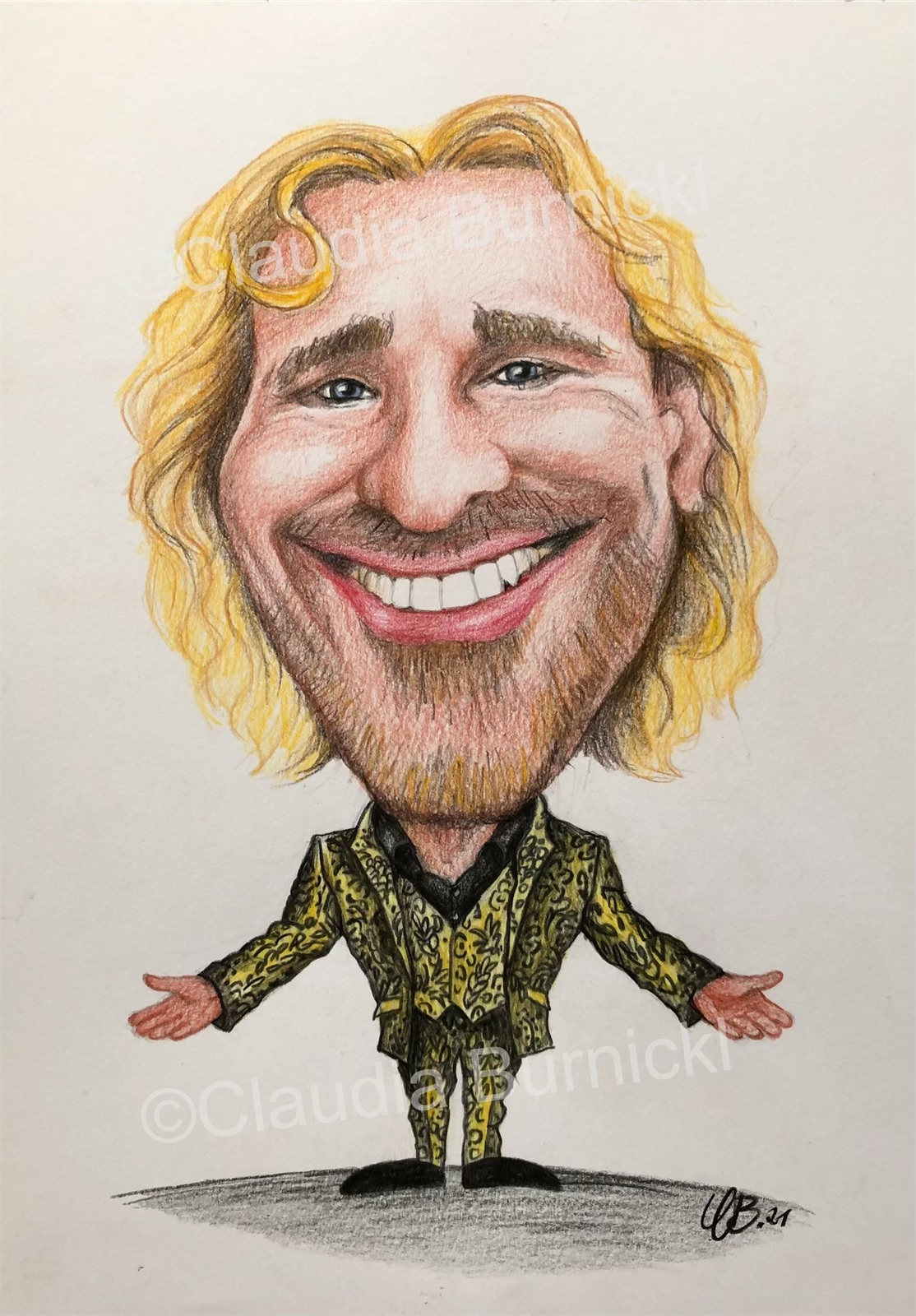 Karikatur "Gottschalk" - Claudia Burnickl